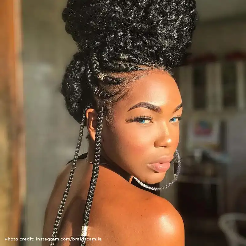 Updos For Natural Hair Braids Your Way Inc